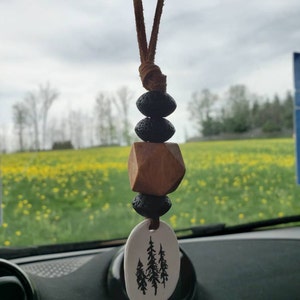 Clay Car Diffuser/ Lava Stone Diffuser/ Essential Oil Diffuser/ Car Air ...