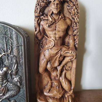 Cernunnos, Horned God, Cernun, Celtic God, Pagan God, Wiccan, Wicca, Altar, Druid, Witchcraft ...