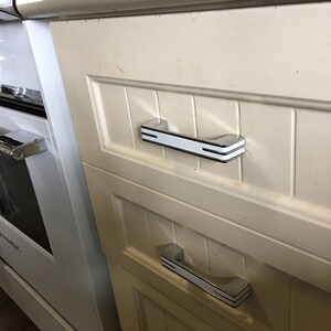 Streamline Modern Design Gold Drawer Wardrobe Pulls Black | Etsy