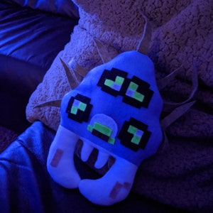 Terraria Inspired Eater of Souls Fleece Pillow, Doll or Toy, Handmade ...