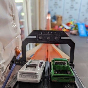 Timer for Hotwheels and Diecast Racing , Start Gate & Finish Line for ...