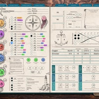 Digital Dnd Character Journal Dnd Character Sheet With Spell - Etsy Canada