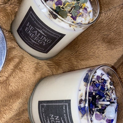Healing Energy Candle Negative Energy Cleansing Soy - Etsy