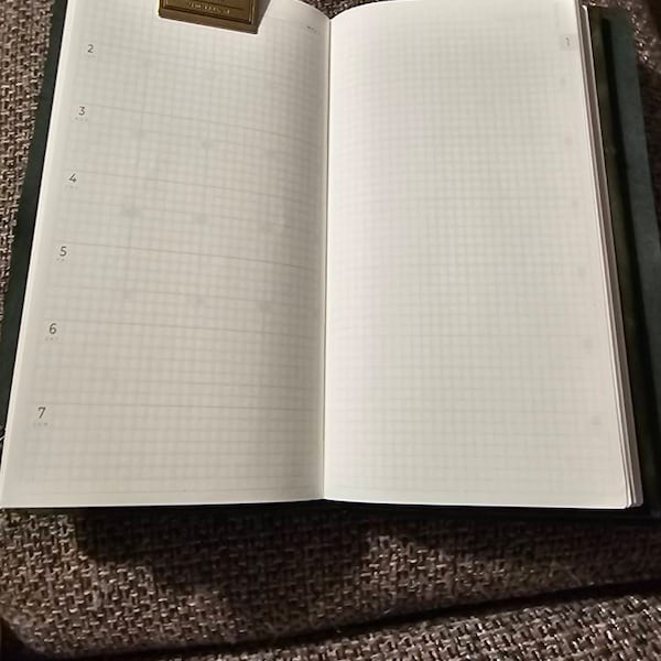 Regular Travelers Notebook Cover With Detachable Wallet / Organizer ...