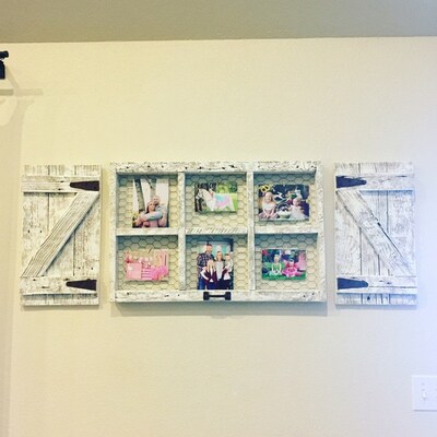 Rustic Window Frame Like Picture Box 6 Pane - Etsy