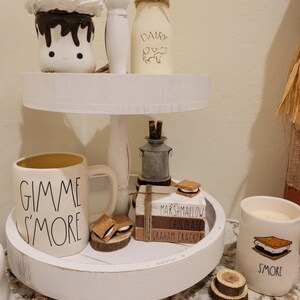 Ice Cream Wood Book Stack | Etsy