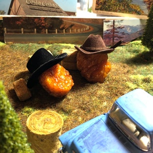 Nuggy Buddy Cowboy Hat Ornament Real Preserved Chicken | Etsy