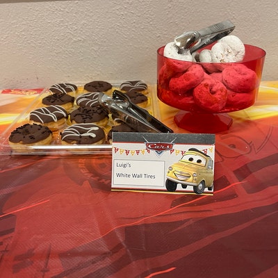 Disney Cars Food Tents Chalkboard Cars Food Labels Disney Cars ...