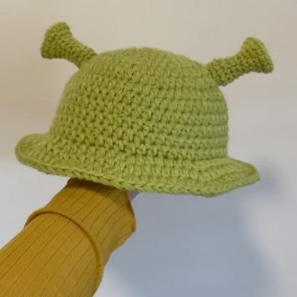 PDF Printable Pattern Shrek Bucket Hat - Etsy