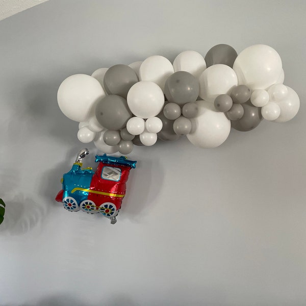 Train Balloon 20" -train Party Train Birthday Baby Shower All Aboard ...