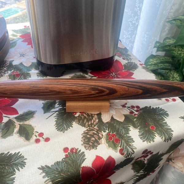 Rolling Pin Cradle | French Rolling Pin Stand | Pin Holder | Wooden ...