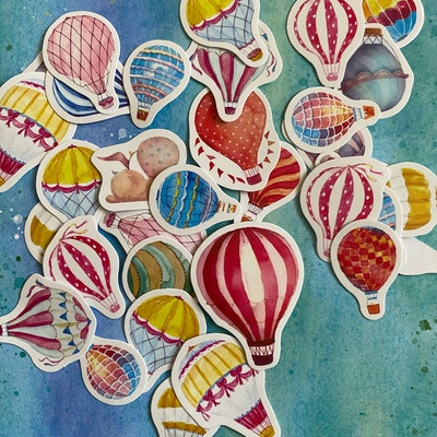 50pcs Vintage Around the World Landmark Stamp Art Sticker Pack for ...