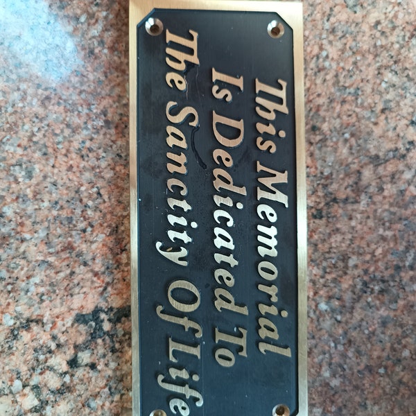 Custom Brass Door Signs & Plaques Any Language Plaques Customized Size ...