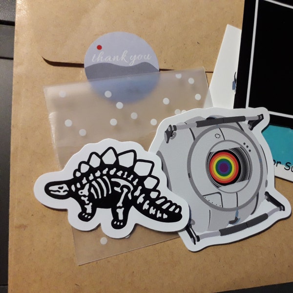 Sticker Dinosaur Skeleton // Trex Triceratops Stegosaurus Brontosaurus ...