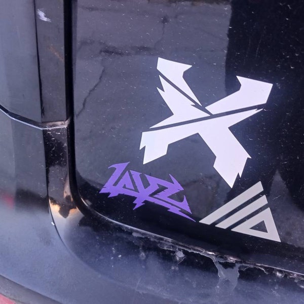 X EDM DJ Car Decal-vinyl Decal Sticker - Etsy