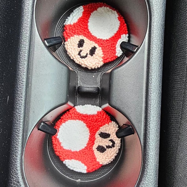 Set of 2 Car Coasters,cute Car Accessories,customisable Car Decor,new ...