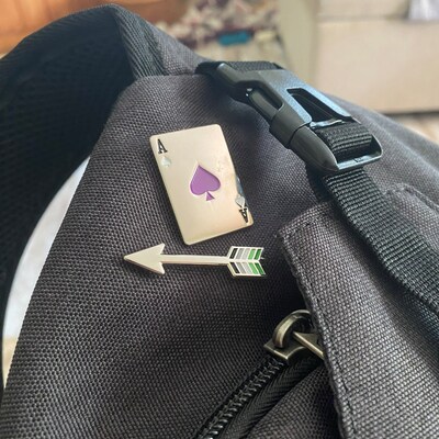 Pastel Aromantic Planet Enamel Pin Aro Pride Gift Aroace Subtle Lgbtq ...