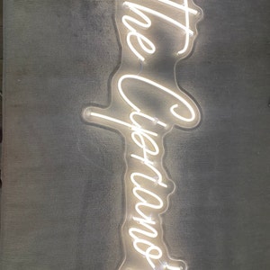 Neon Squiggle Light-wave Led Neon Sign Neon Sign Bedroomwall - Etsy