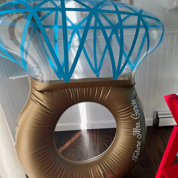 Engagement Ring Pool Float, Wedding, Destination Wedding, Bachelorette ...