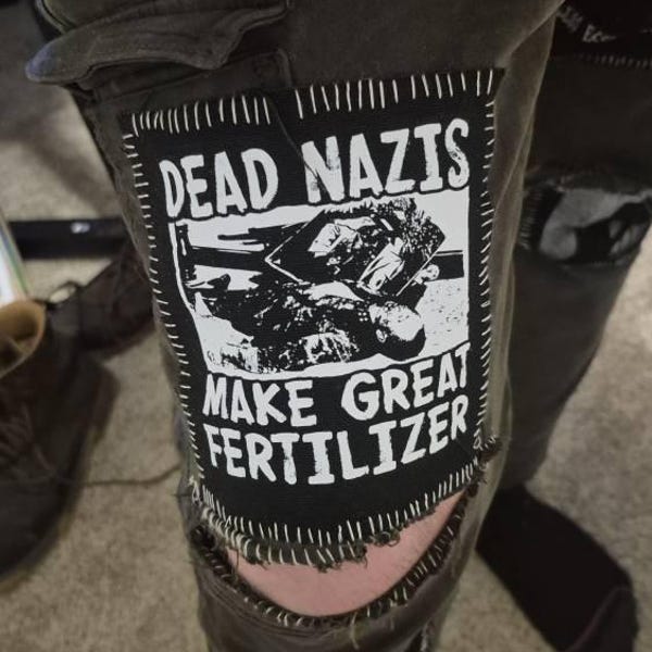 Punk Patch DIY Psychobilly Metal Crust Doom Hardcore Punk Canvas Sew-on ...