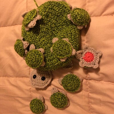 The ORIGINAL Turtle Memory Game PATTERN English Pdf ORIGINAL Stitched ...