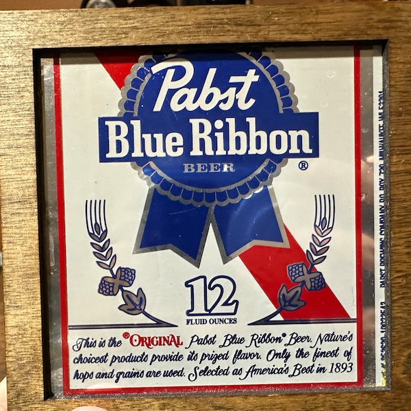 Beer Cans Turned Into Coasters With Wood Frame - Etsy