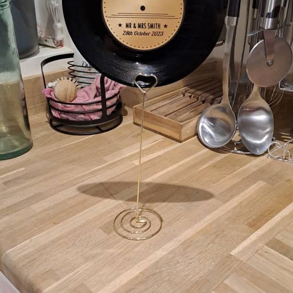 Personalised Record Label STICKERS for 7" Vinyl Record Table Names ...