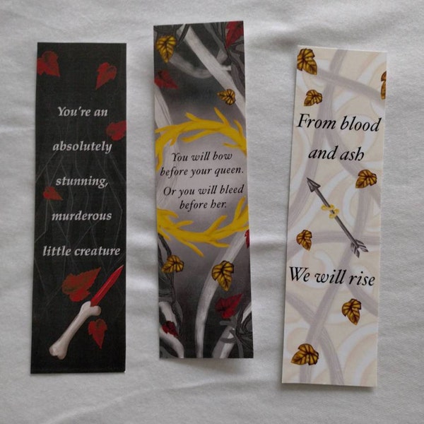 Shatter Me / Unravel Me / Ignite Me Bookmark - Etsy