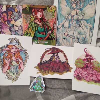 Enchanted Forest Postcard Prints - Etsy