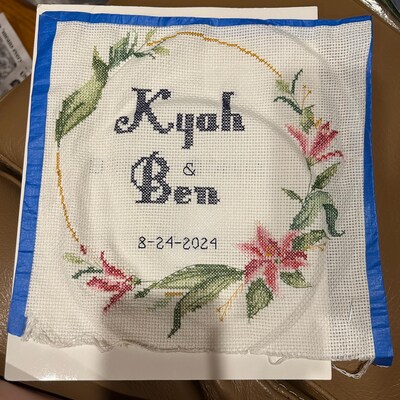 Blue Mandala Cross Stitch PDF Pattern Modern Xstitch Embroidery - Etsy