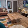 Exclusive Hand-crafted Chunky Oak Sleeper Coffee Table Available in ...