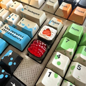 KFC Chicken Combo Keycaps Handmade Resin Custom Artisan - Etsy