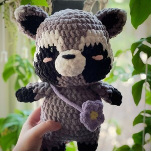Crochet Pattern Chocho the Raccoon Cute Soft Toy - Etsy