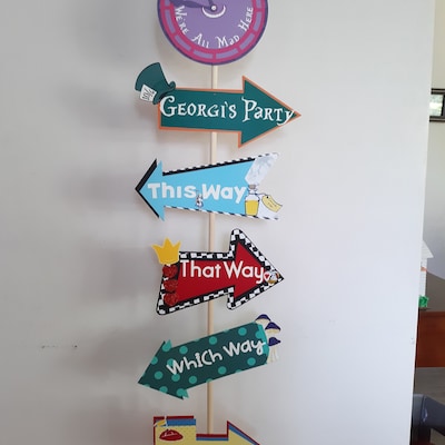 Arrow/direction Signs Party Decorations - Etsy