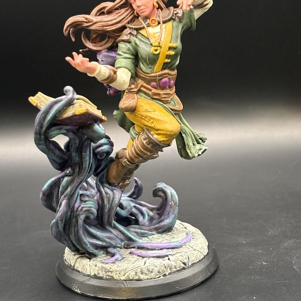 Dnd Female Human Spellcaster Assassin Monster Miniature | 32mm Scale ...