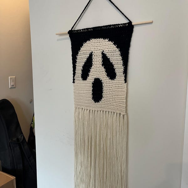 Ghost Tapestry Crochet Pattern / Wall Hanging / Instant Download ...