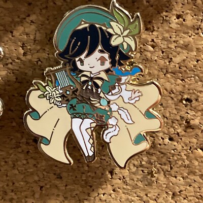 Genshin Venti Pin - Etsy
