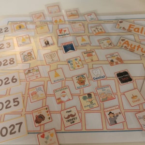 Homeschool Wall Calendar Perpetual Calendar Kids Calendar, Classroom ...