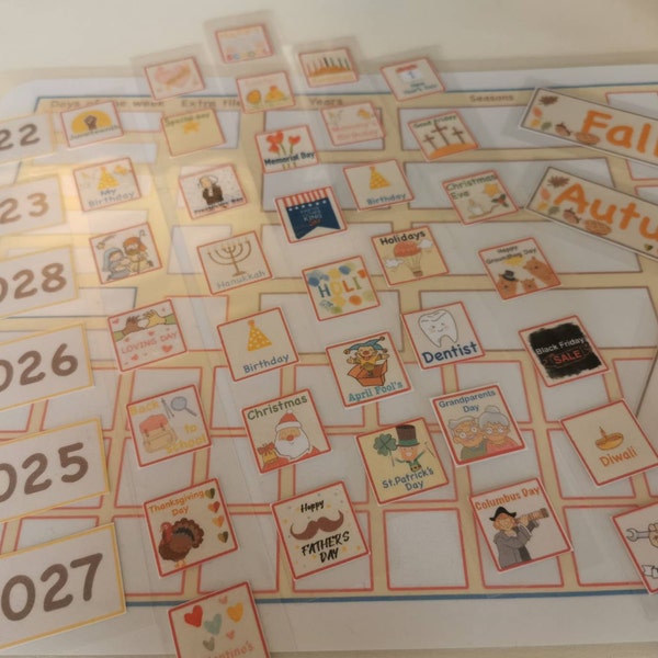 Homeschool Wall Calendar Perpetual Calendar Kids Calendar, Classroom ...