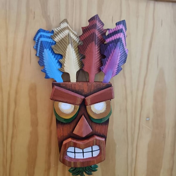 Aku Aku and Uka Uka, Tiki Mask, Crash Bandicoot - Etsy