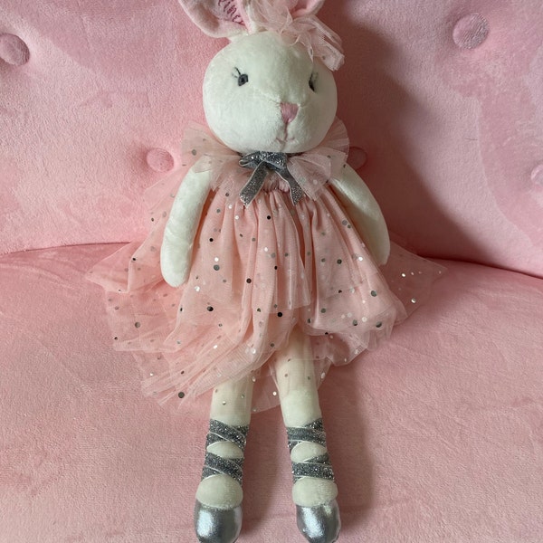 Personalized Bunny, Easter Bunny Rabbit, Baby Gift, Ballerina Bunny ...