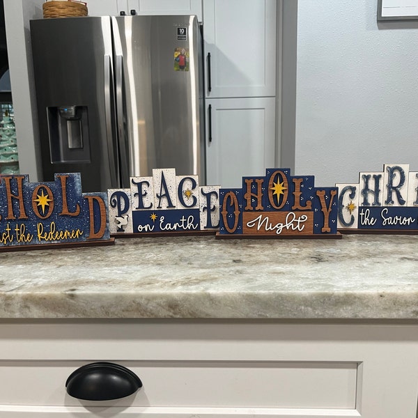 Mini Word Block 5 & 6 Letter Backer Base | Mini Word Block SVG | SVG ...