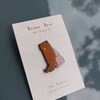 Brown Bear Enamel Pin Cute Animal Pin Pin Badge Hard - Etsy Polska