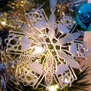 Math Teacher STEM Geometry Pi Numbers Snowflake Christmas Holiday Tree ...