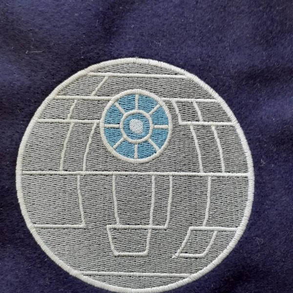 DEATH STAR EMBROIDERY Design Star Wars Embroidery Design R2D2 Darth ...