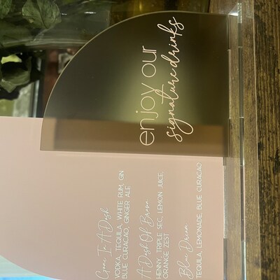 Food Menu, Acrylic Food Menu, Custom Food Menu, Custom Drink Menu ...