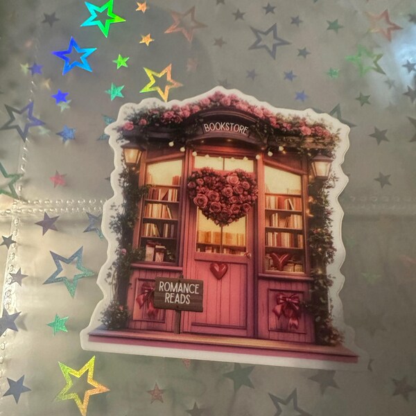 Bookshop Sticker, Bookshelf Sticker, Book Sticker, Bookstore Sticker ...