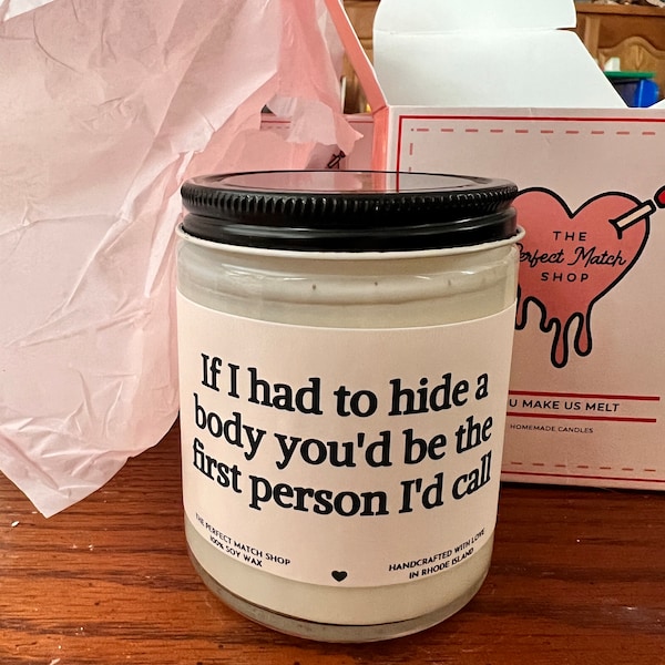 If I Had to Hide a Body Funny Candle for Her Best Friend Birthday Best ...