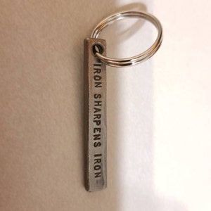 Forged Wrought Iron Keychain Hand Forged - Etsy