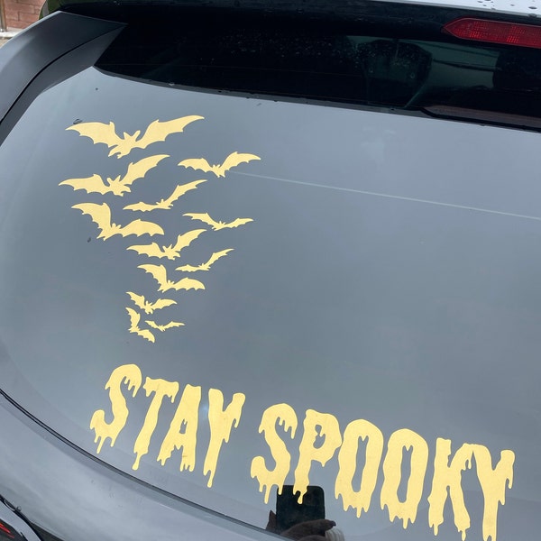Bat Decal | Bats | Goth Car Accessories | Spooky Bitch | Goth Car Decor ...